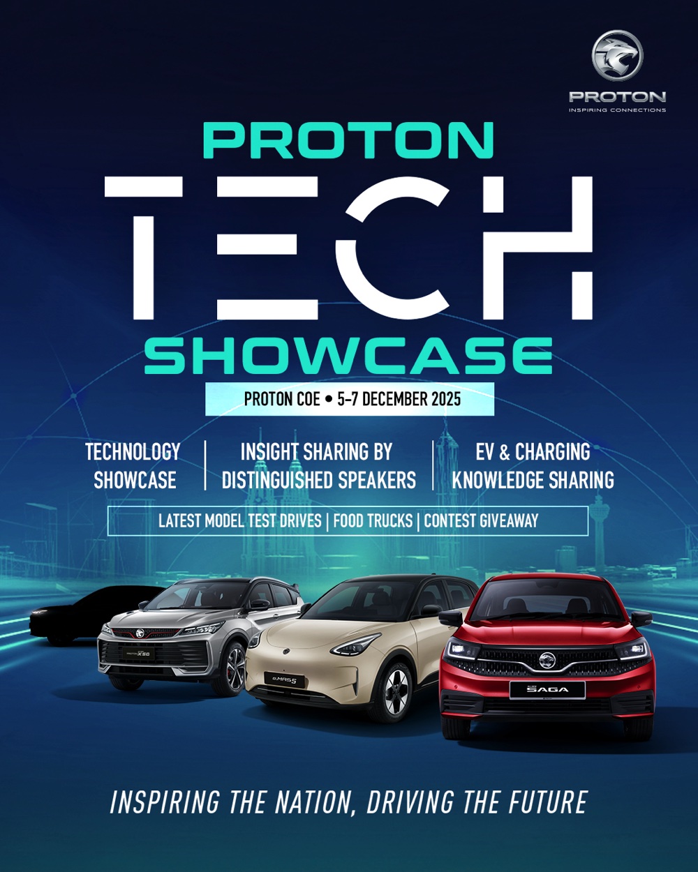 Proton 预告 e.MAS 7 PHEV 登场！12 月 5 日Proton COE 亮相！