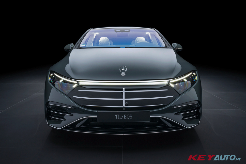 Mercedes-EQS facelift debut! Larger battery, more range!
