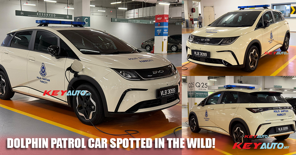 DOLPHIN IN PATROL! New EV police patrol car spotted.