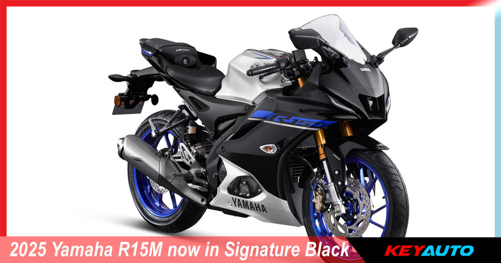 2025 Yamaha R15M now in Signature Black