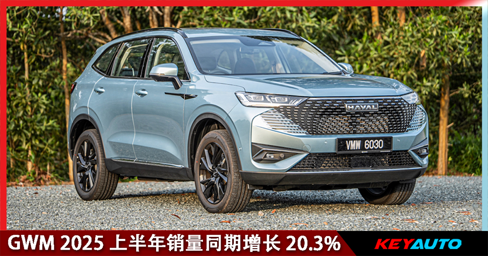 GWM 2025 上半年销量同期增长 20.3%！预告两款新车今年登场！